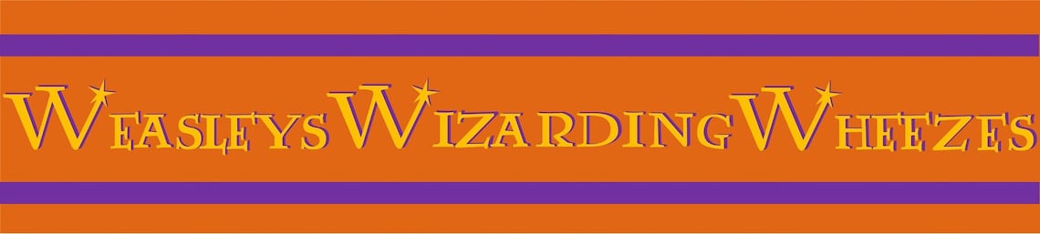 Weasleys Wizarding Wheezes Signage | Etsy