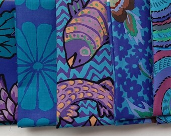 5 Red Kaffe Fassett FQ Bundle 5 Red Fat Quarters Bundle FQ 18 X 22 Cotton Quilt Fabric Version 5 ...