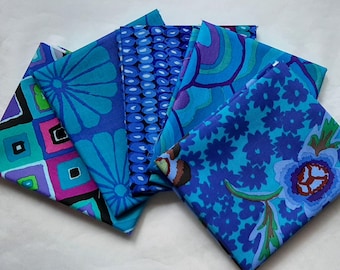 5 Red Kaffe Fassett FQ Bundle - 5 Red Fat Quarters Bundle FQ 18 X 22 Cotton Quilt Fabric Version ...