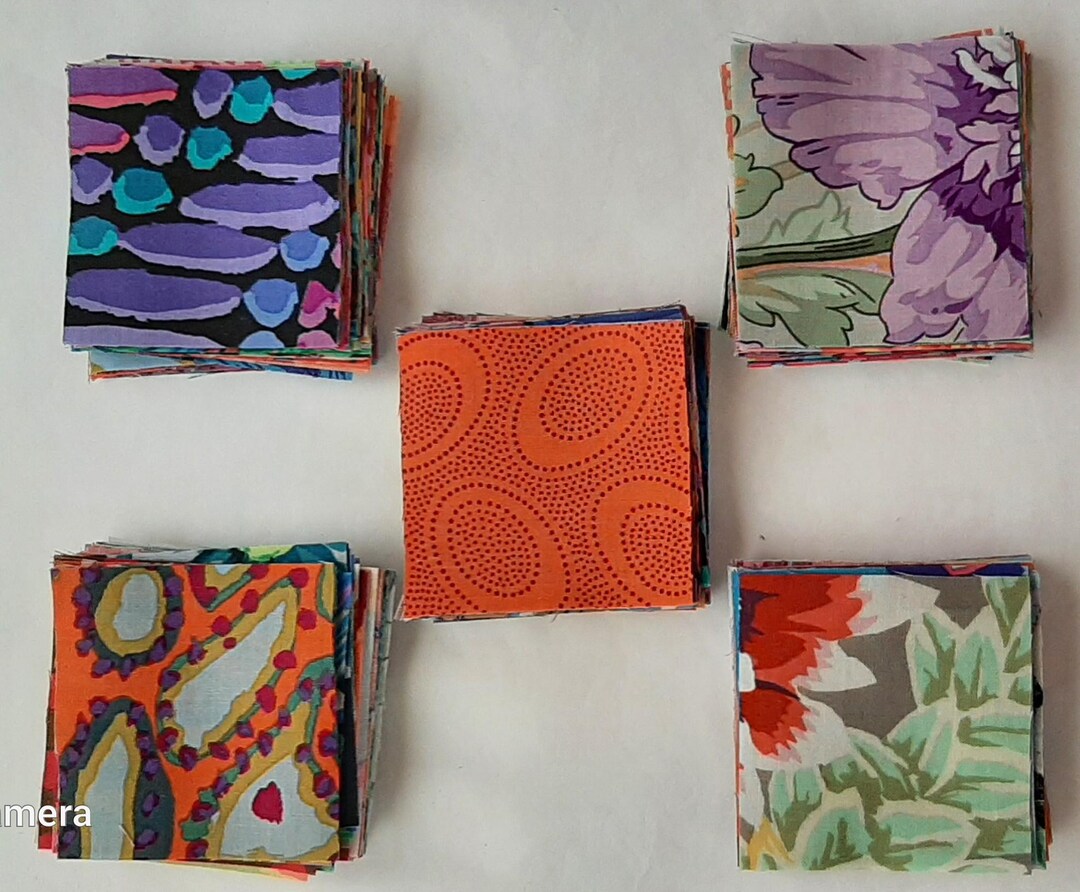 2.5 Inch Mini Charm Packs - 50 2.5" Squares, Kaffe Fassett Mini Charm ...