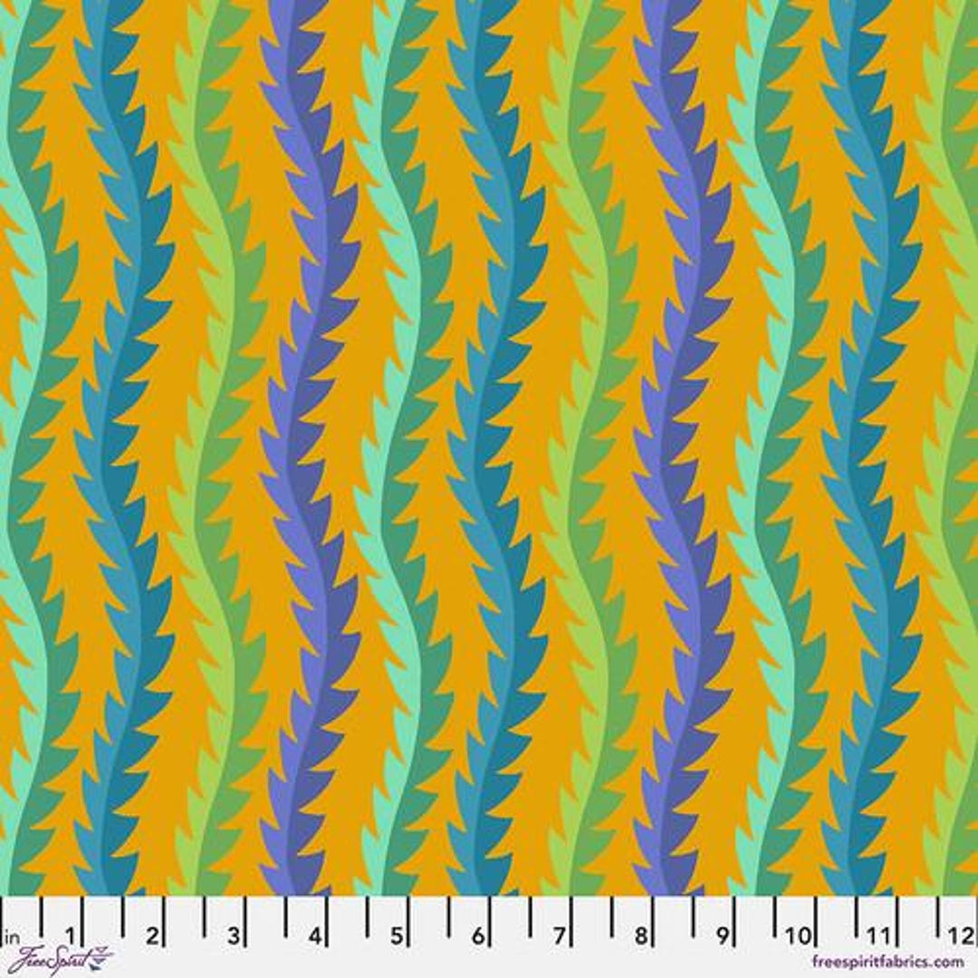 Ferns, Multi - Jane Sassaman, Flower Dance, Quilt Fabric 100% Cotton by the Yard - Etsy