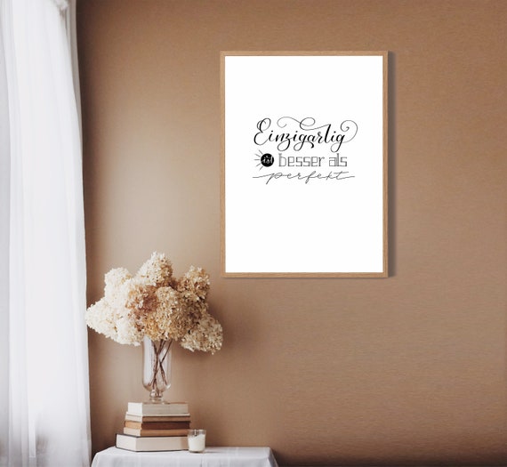 Poster Unique Slogan for Wall Decoration - Etsy Australia