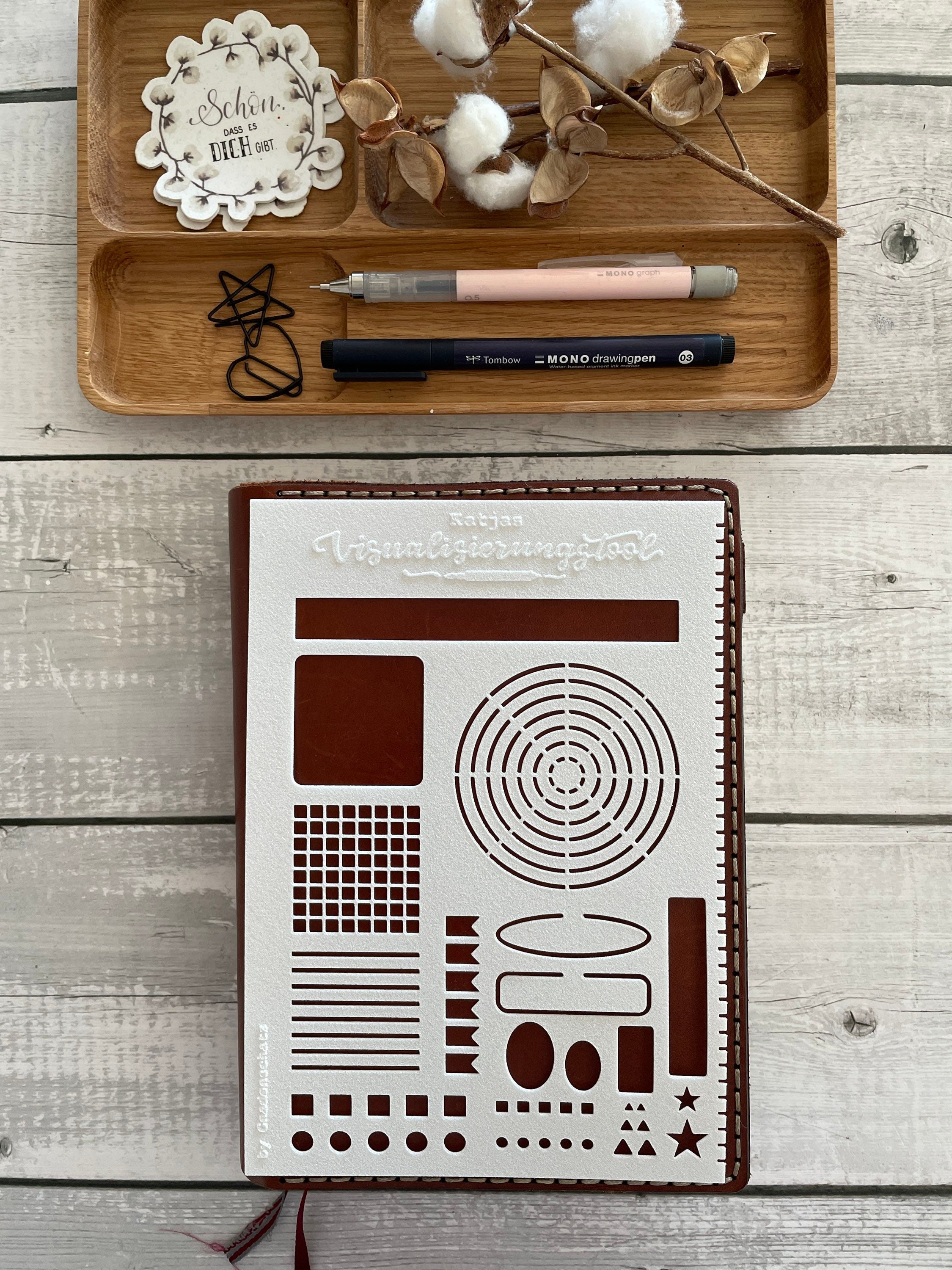 Bujo Template A5 – Bullet Journal Ruler for Trackers, Layouts ...
