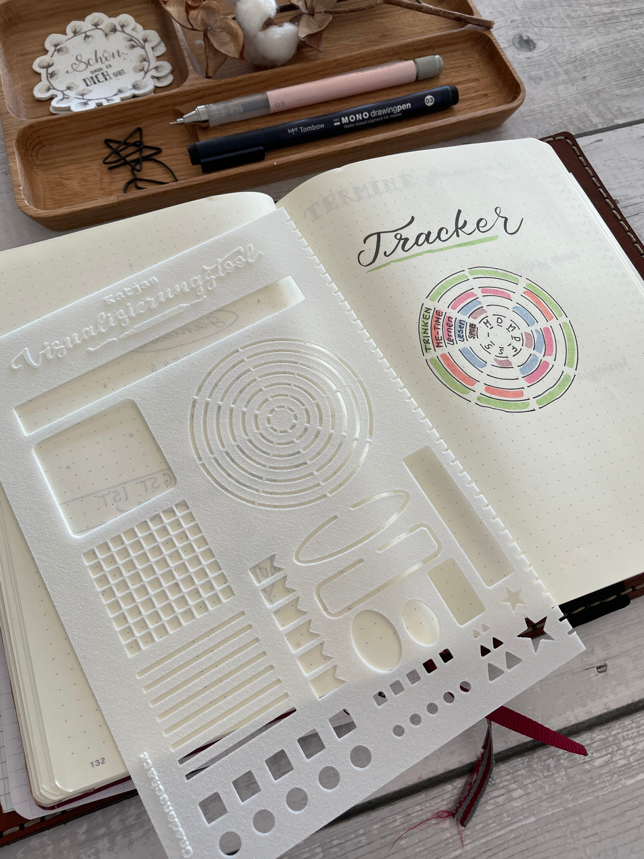 Bujo Template A5 – Bullet Journal Ruler for Trackers, Layouts ...