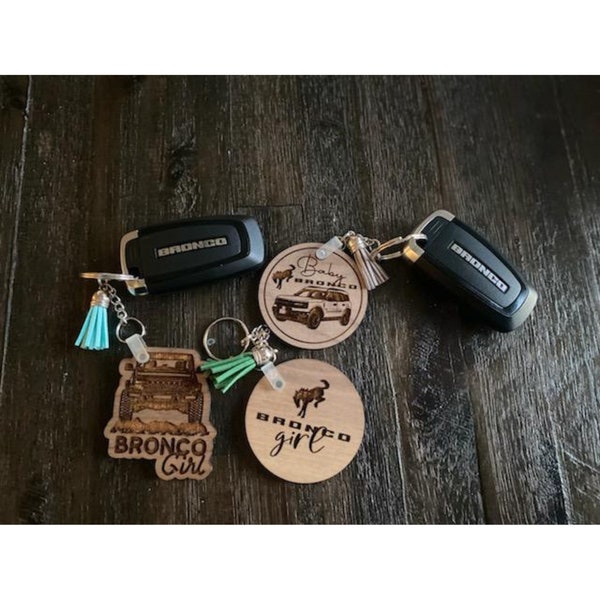 Ford Bronco Keychain - Etsy