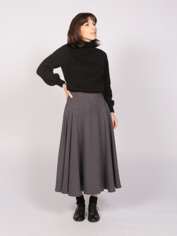 Midi Circle Skirt Pattern PDF Sewing Pattern Averse - Etsy