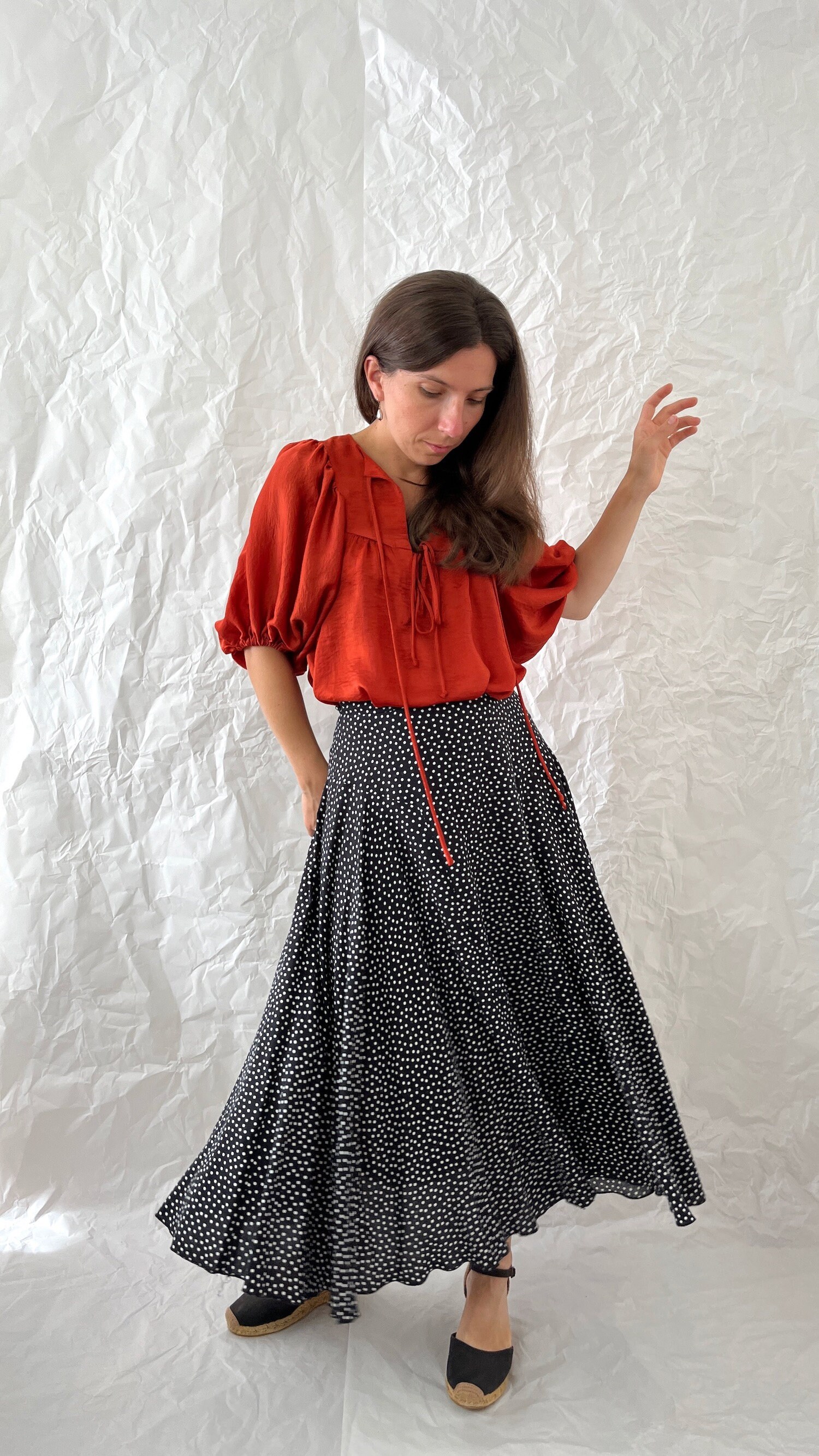 Midi Circle Skirt Pattern - PDF Sewing Pattern - Averse - Etsy