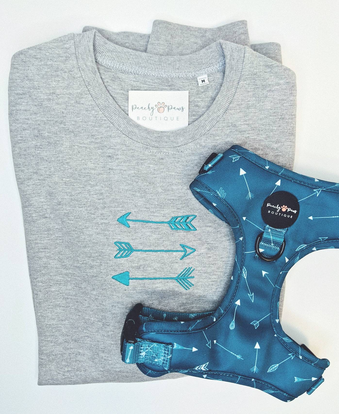 Tealin Cute Dog Harness Dog Harness Teal Adjustable Dog - Etsy UK