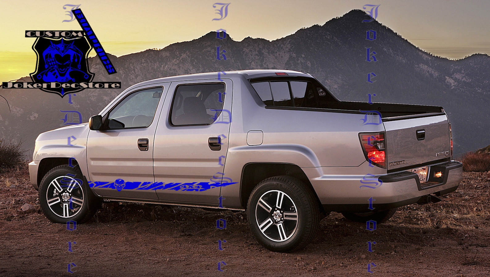 Ridgeline Decals Honda Vinyl Stickers Honda Ridgeline Car Etsy