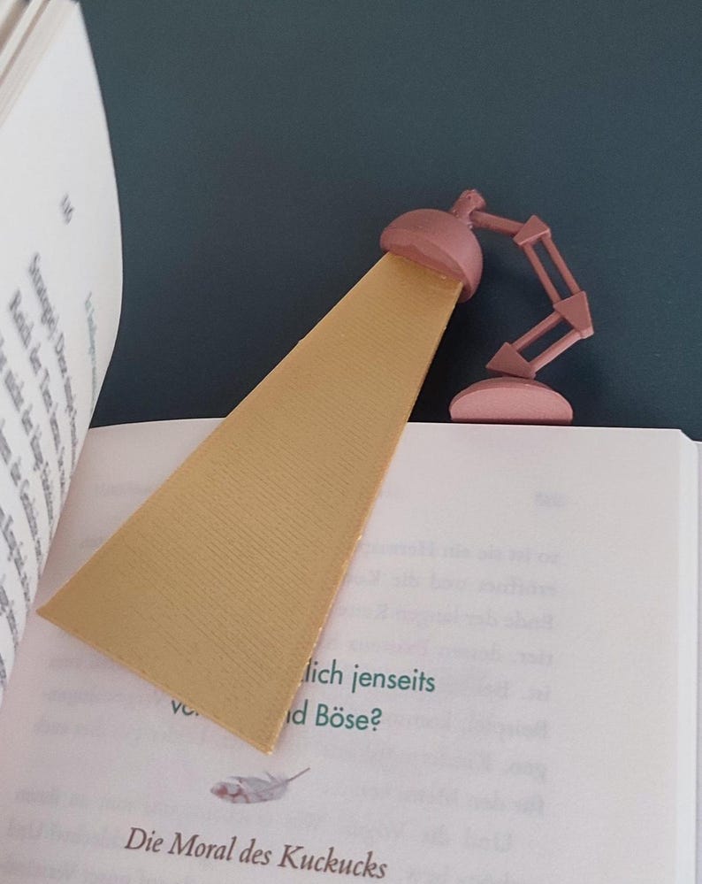 Bookmark Lamp 3D Print Download STL Data - Etsy