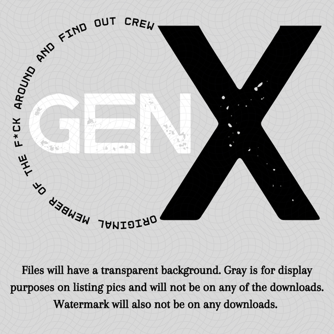 Gen X Digital Download (no Physical Items) - Etsy
