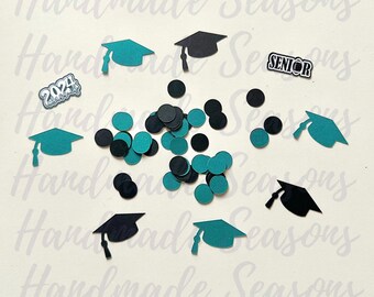 100 Assorted Graduation Theme Confetti, Die Cut Graduation, Graduation ...