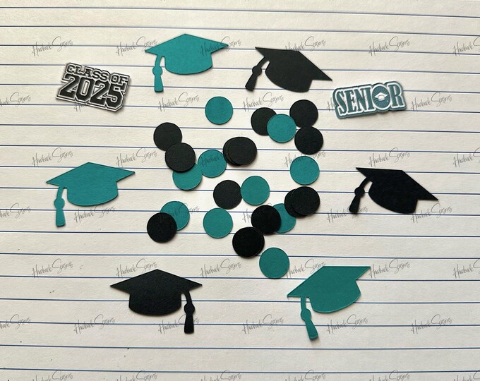 Graduation Cap Confetti: Cardstock Party Decorations - Etsy