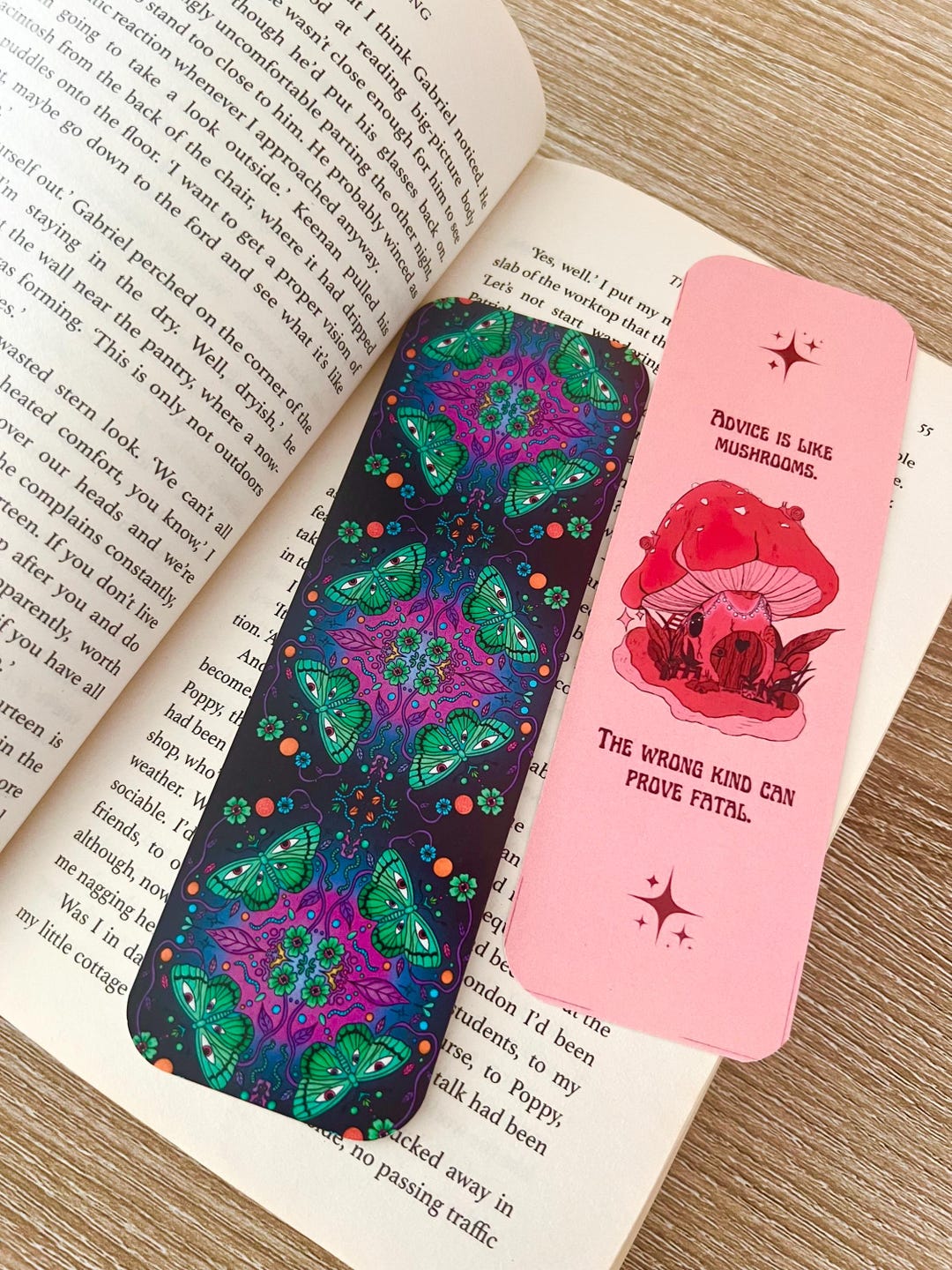 Nature Themed Bookmark | Book Tracker Bookmarks | Bookmark Sets | Gifts ...