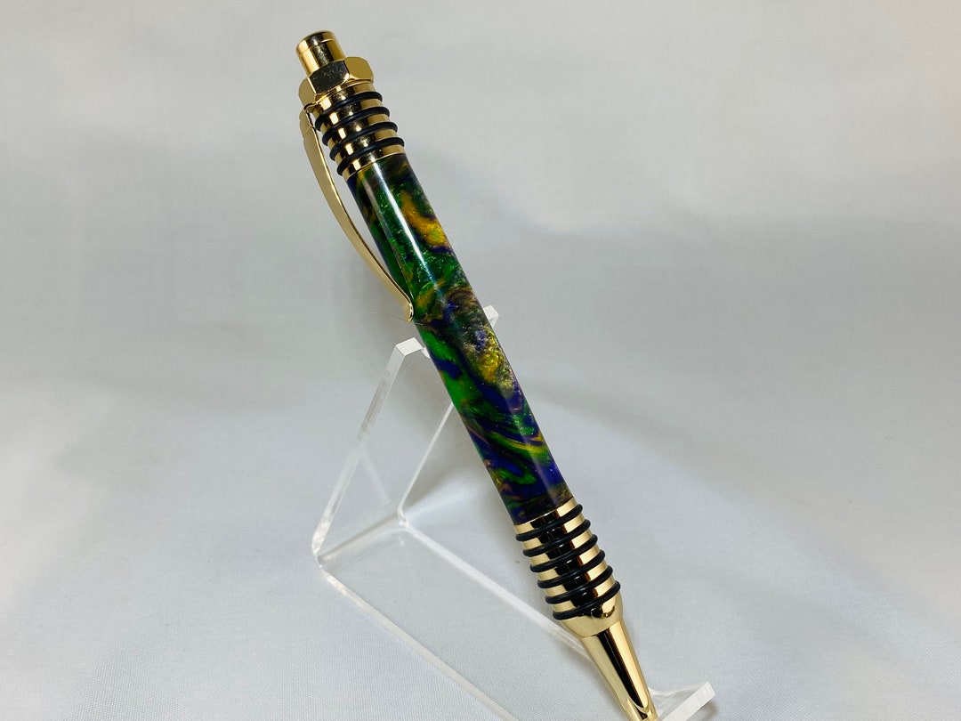 Spartan Click Ballpoint Pen in Gold - Etsy