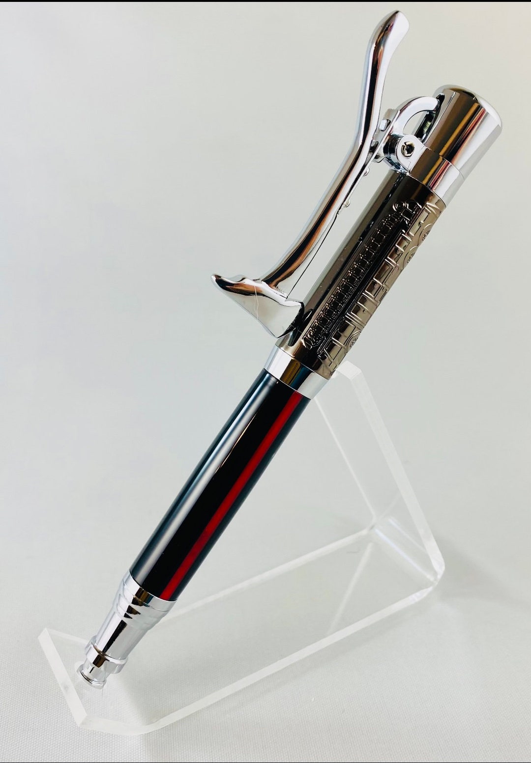 Firefighter Red Line Click Ballpoint Pen - Etsy