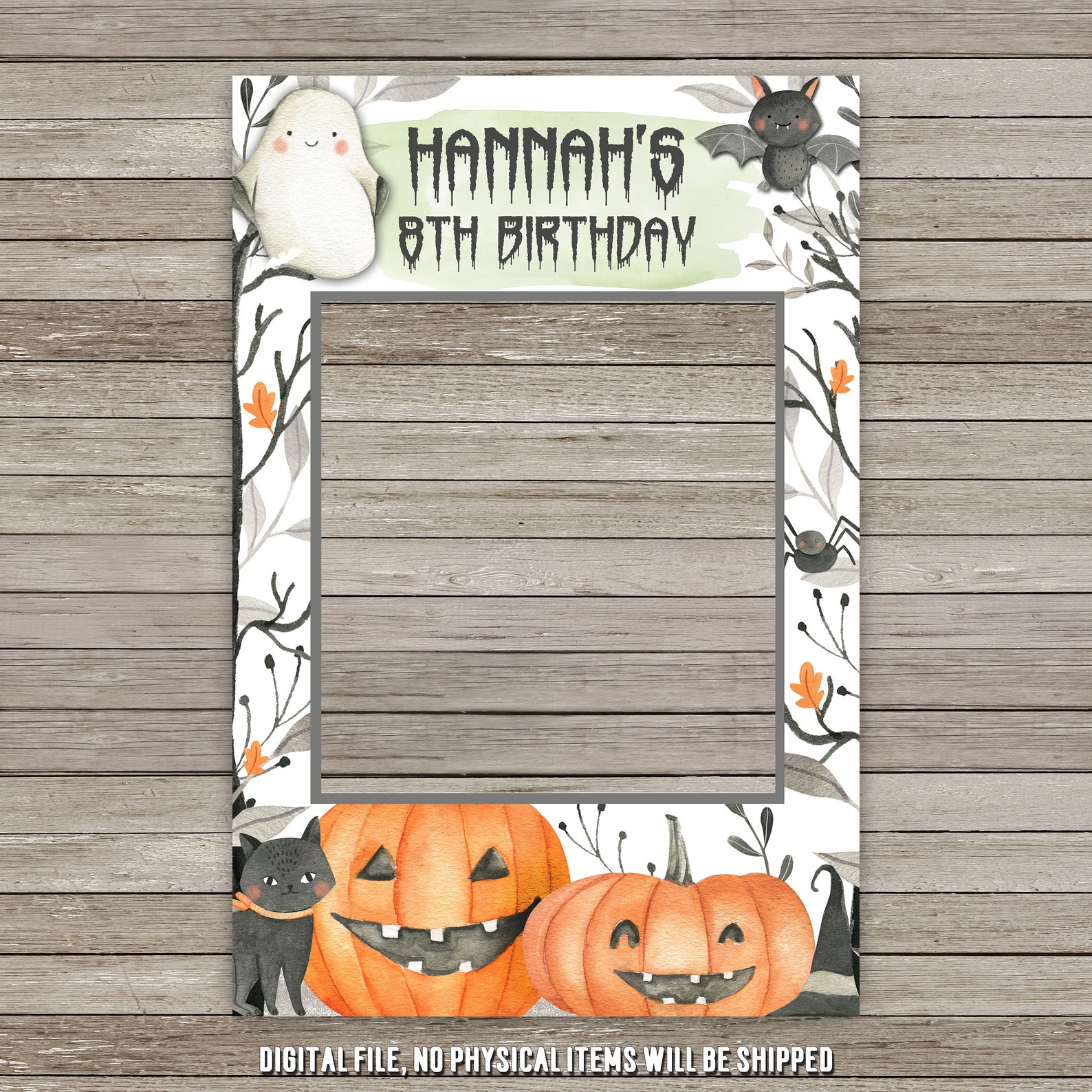 Halloween Photo Booth Prop Halloween Selfie Frame Photo Prop - Etsy