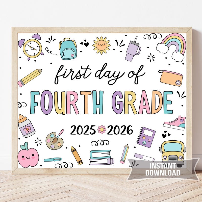 First Day of School Banner - Etsy