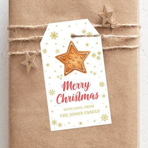 Editable Holiday Gift Tags Printable Christmas Sweets Labels Merry ...