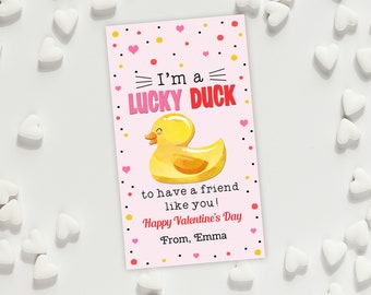 Duck Valentine Card - Etsy