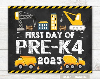 Pre K4 Sign Prop - Etsy