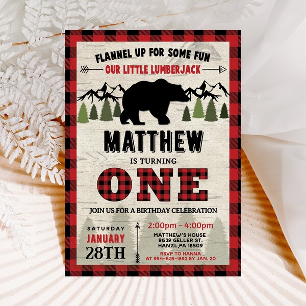 Lumberjack Birthday - Etsy