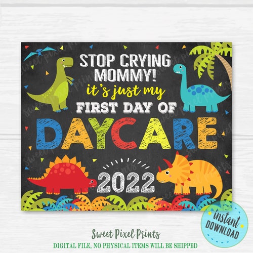Editable Dinosaur First Day of School Sign Printable Editable - Etsy