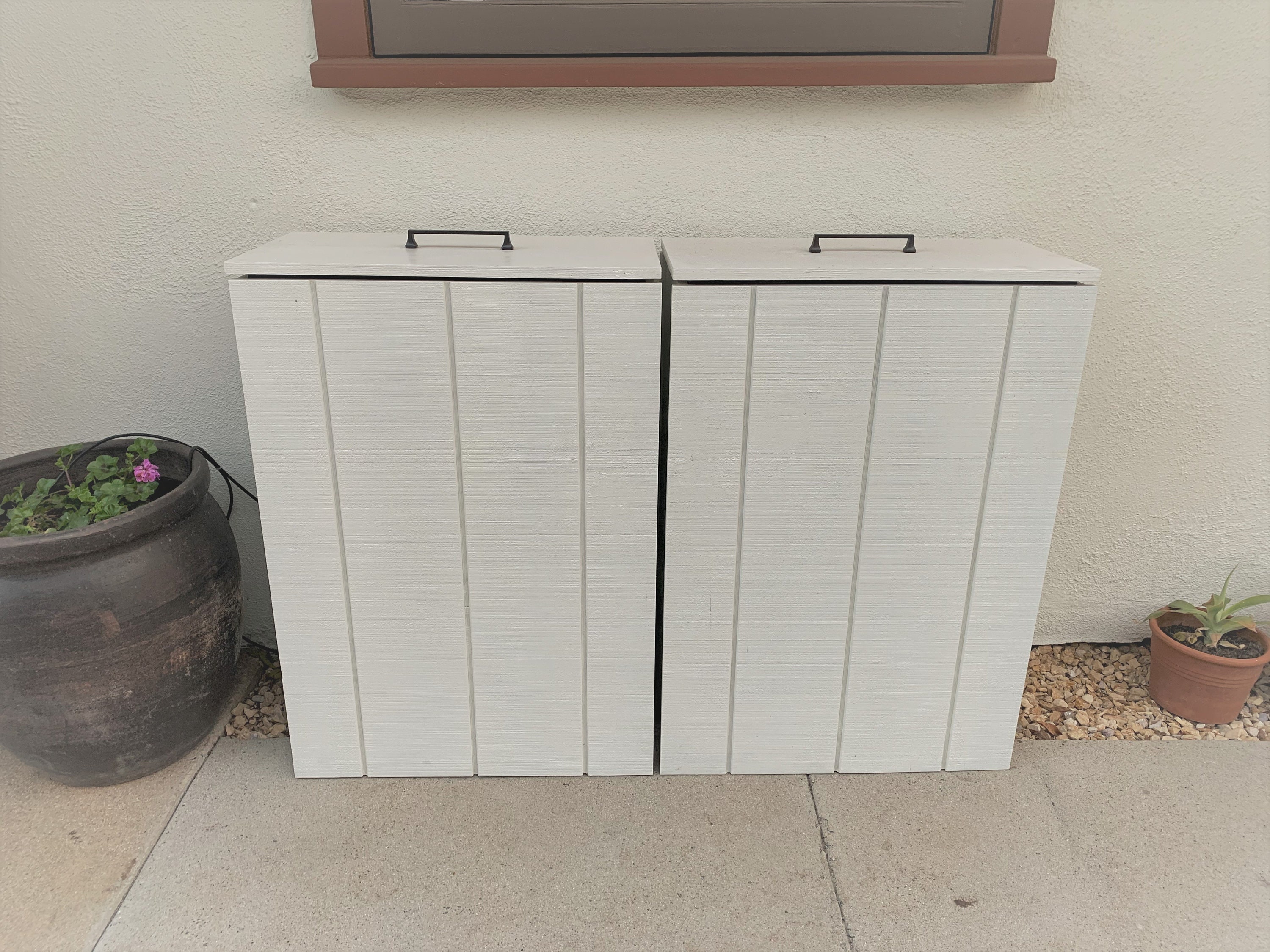Modern Ranch Outdoor Trash Can DIY Plans - Etsy