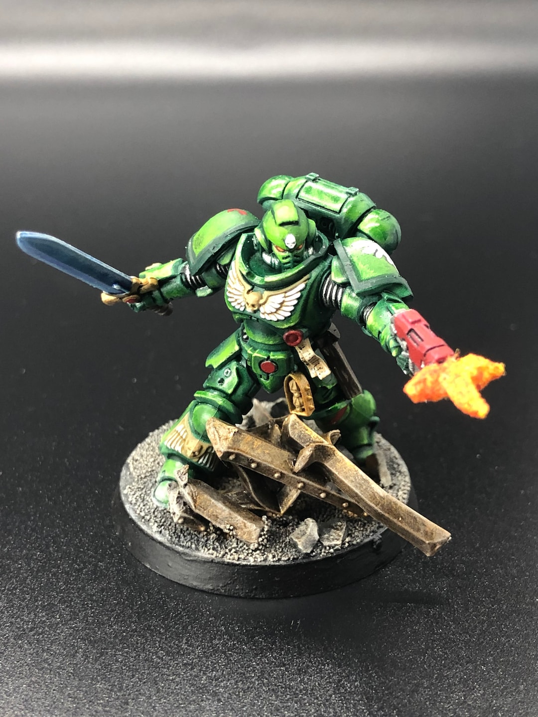 Warhammer 40k Dark Angels Lieutenant - Etsy