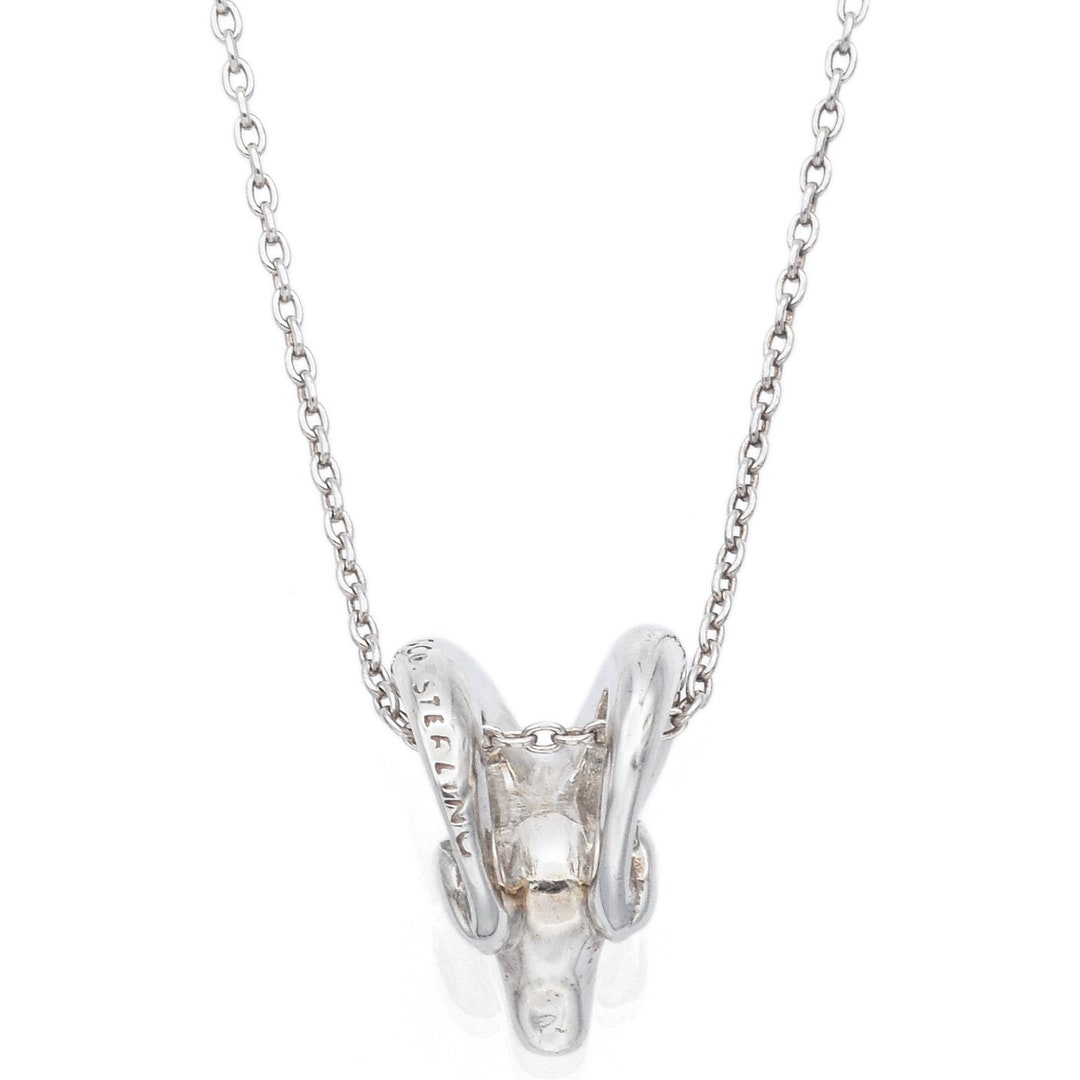 Tiffany & Co. Elsa Peretti Sterling Silver Ram's Head Pendant Necklace ...