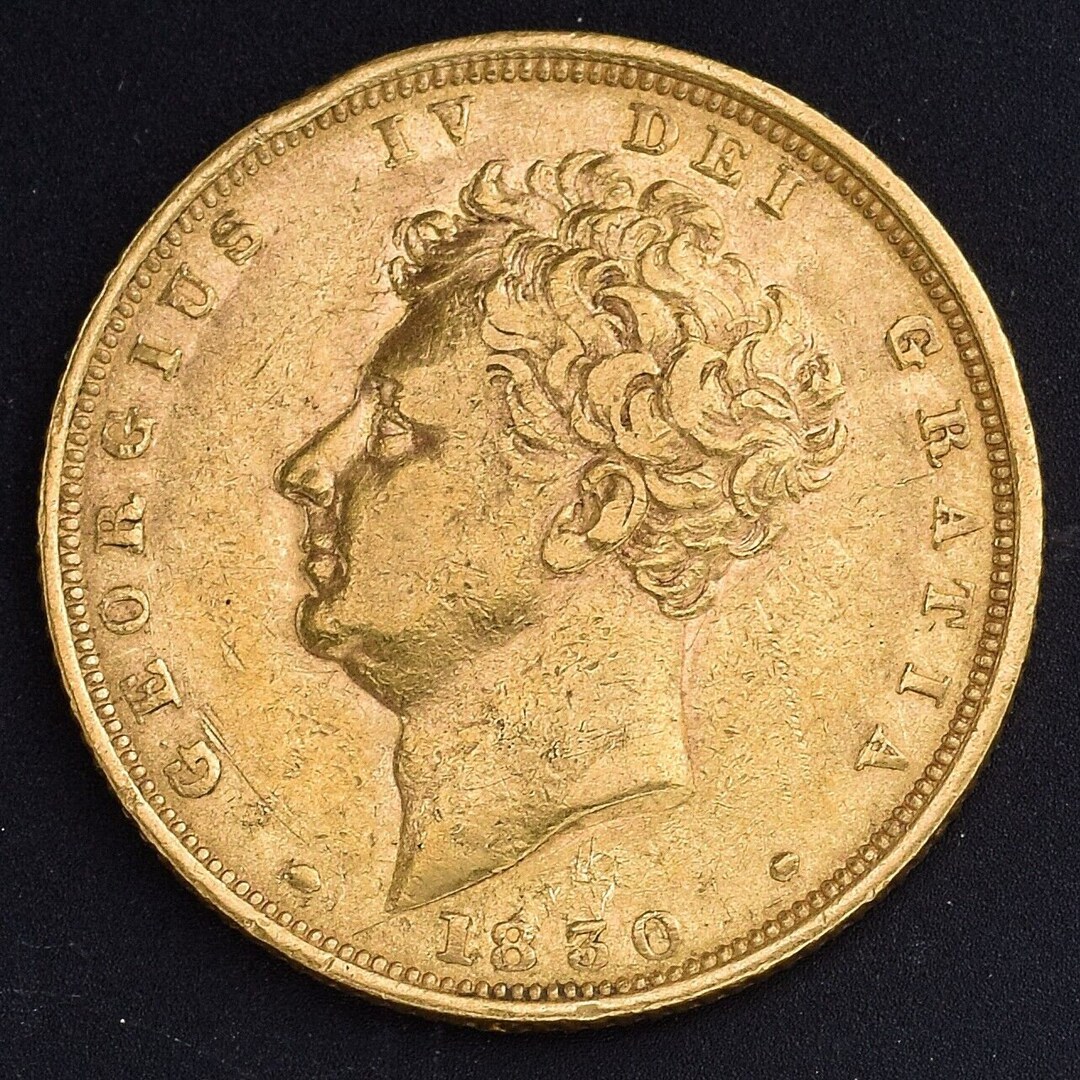 1830 Great Britain George IV Gold Sovereign Extra Fine - Etsy