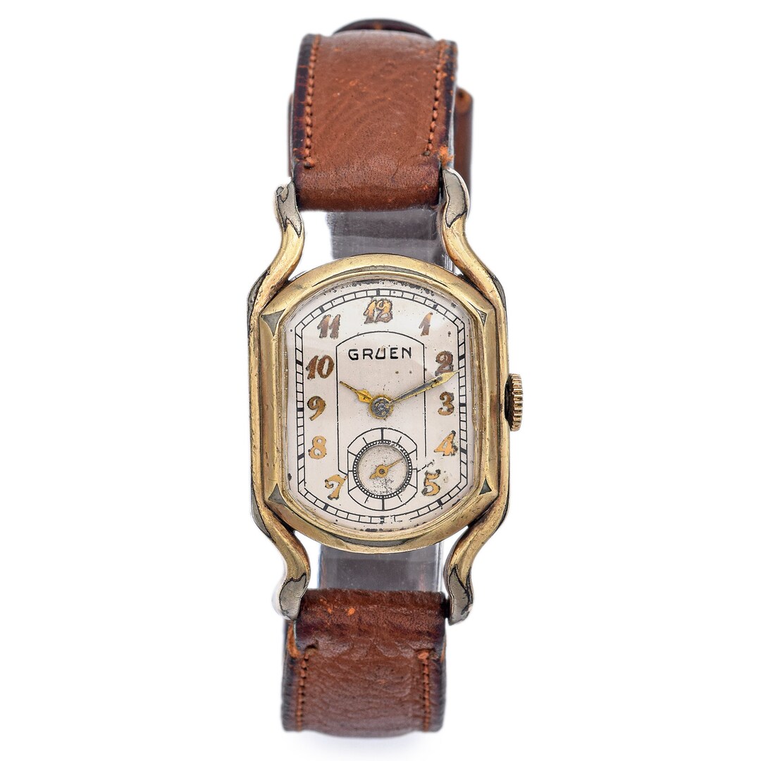 Vintage Gruen Curvex Drivers Ristside the Varsity Wind Men's Watch - Etsy