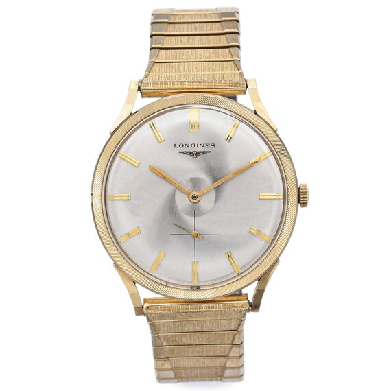 Vintage Longines 14K Yellow Gold Swirl Dial Hand Wind… - Gem