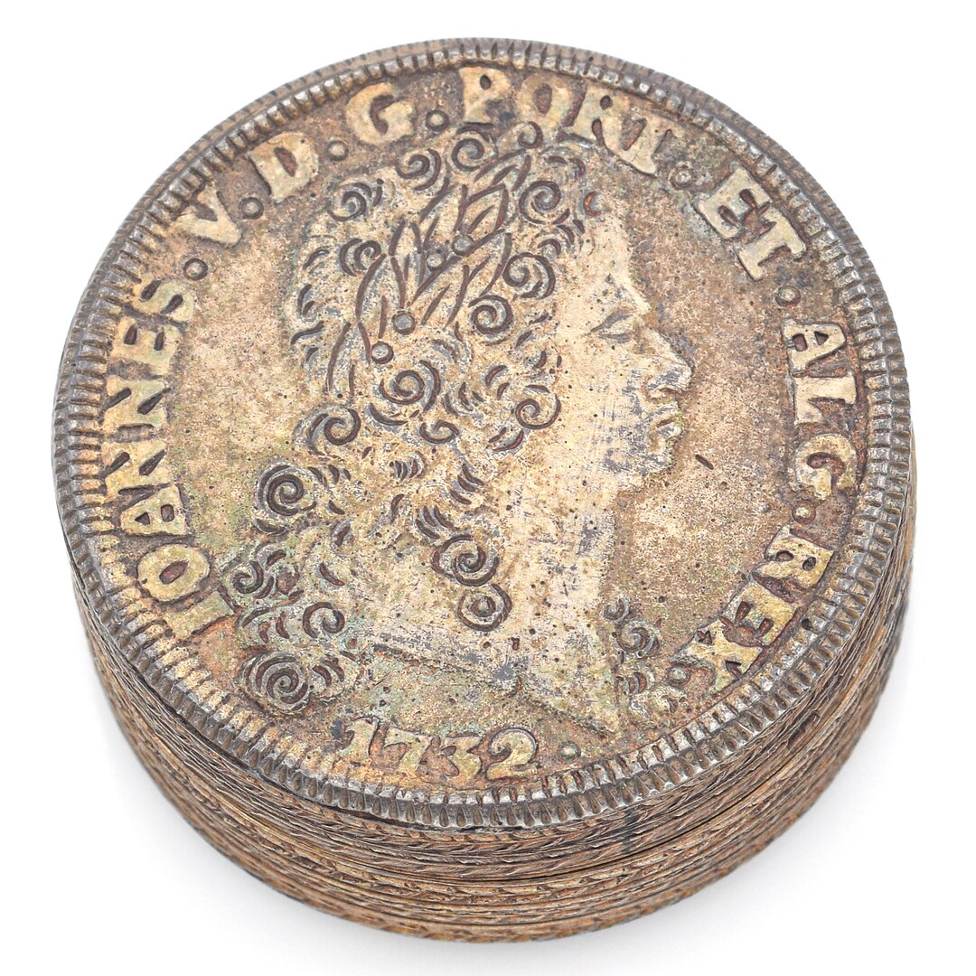 Vintage Leitao & IB Sterling Silver Brazil 1732 Reis Coin Box - Etsy