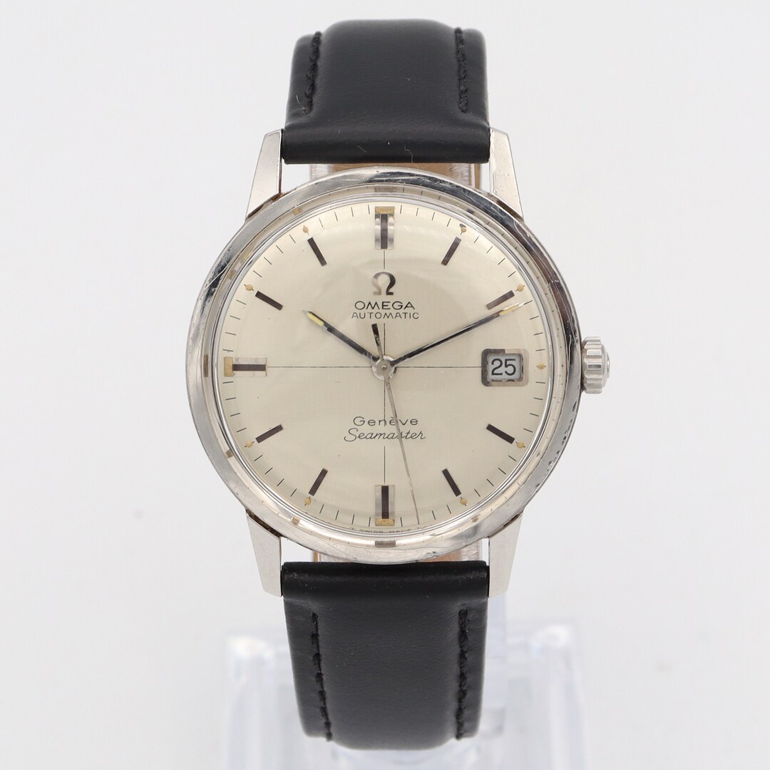 Vintage Omega Geneve Seamaster Geneve Men's Automatic Date Watch Ref 166.002 - Etsy