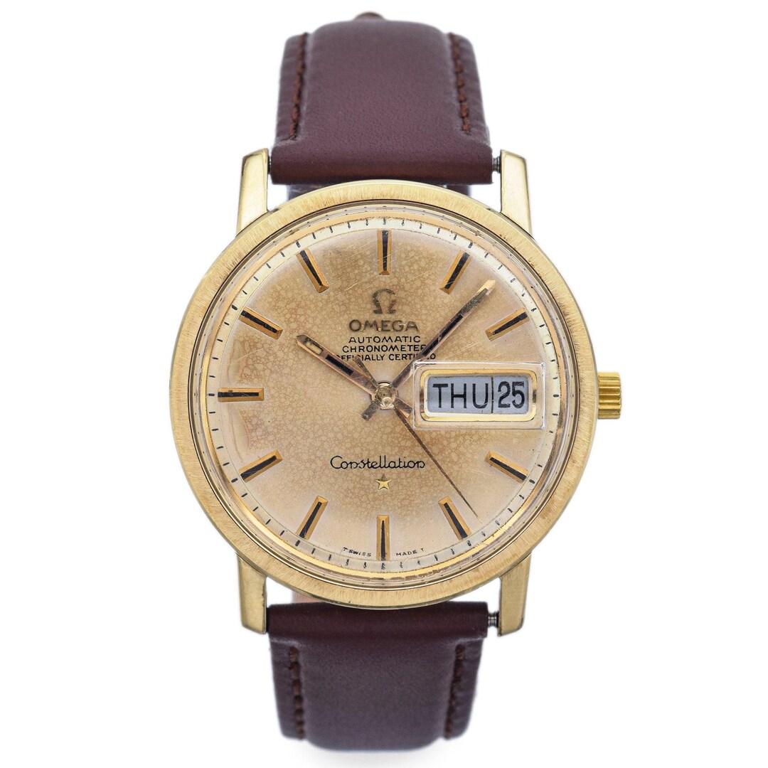 Vintage Omega Constellation Gp/steel Cal 751 Automatic Mens Watch Ref ...