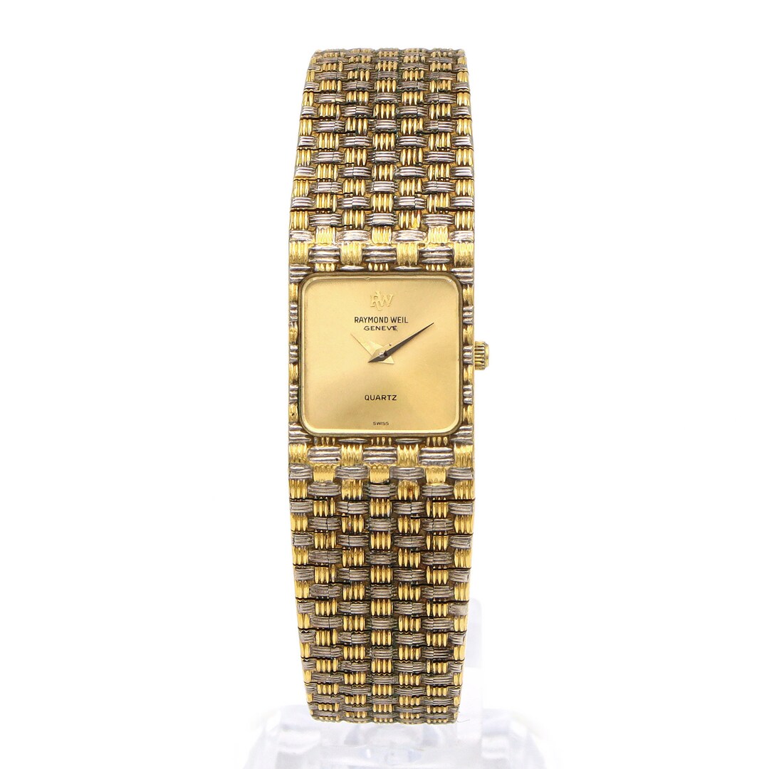 Vintage Raymond Weil 18K Gold Electroplate Ref 9058 Women's Quartz ...