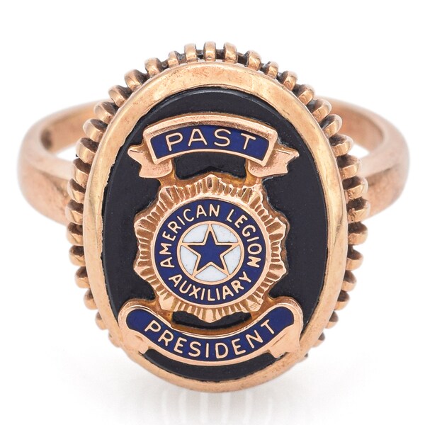 American Legion Gold Ring - Etsy