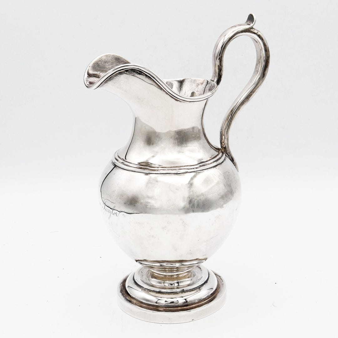 Jones Ball & Coin Boston Pure Silver Coin Sterling Silver Small Pitcher ...