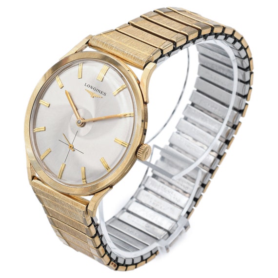 Vintage Longines 14K Yellow Gold Swirl Dial Hand Wind… - Gem