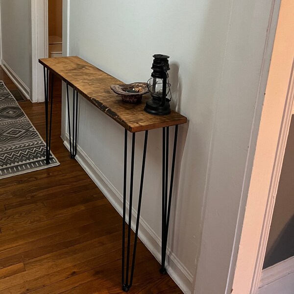Wood Front Entry Table - Etsy