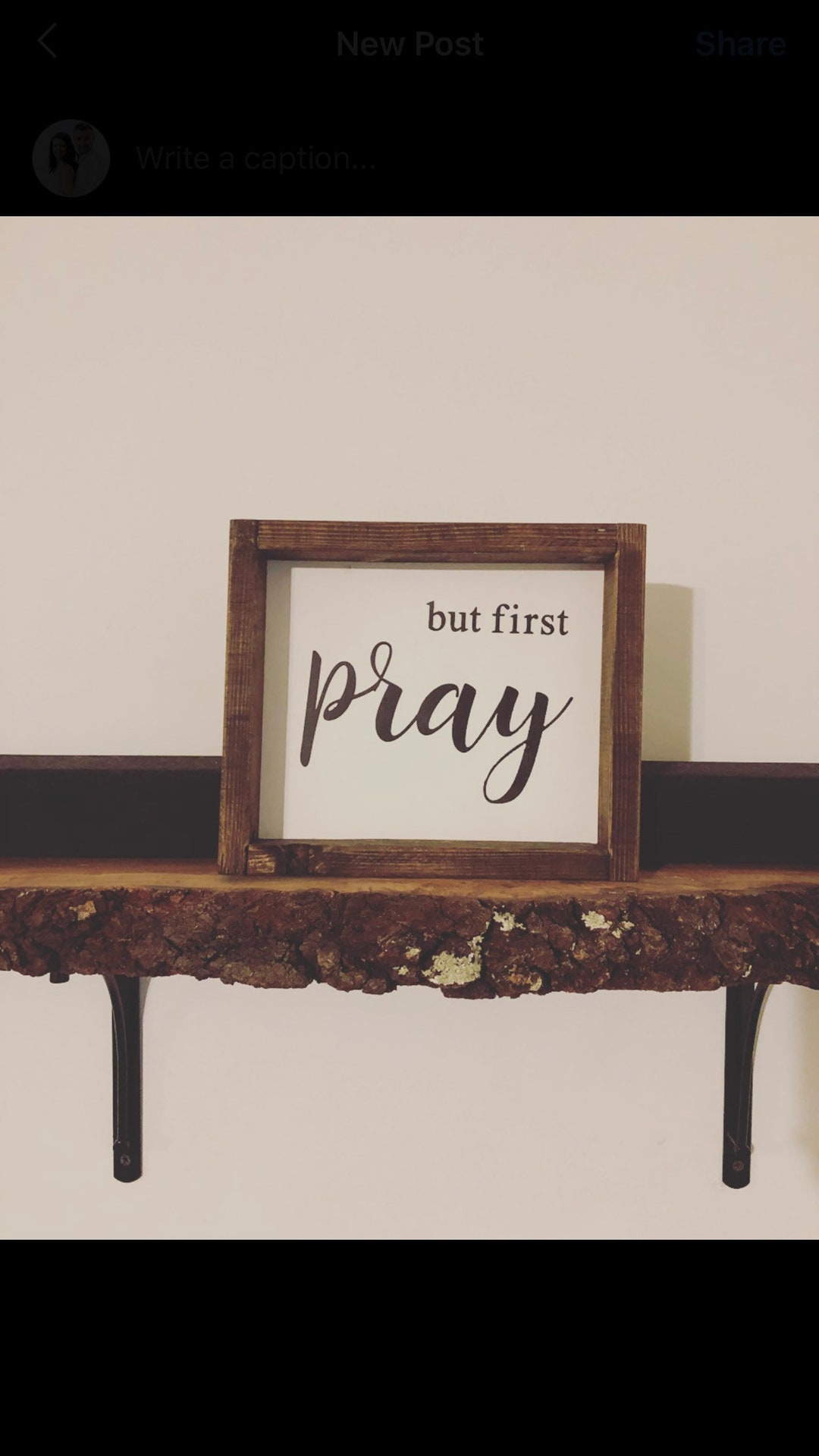 But First Pray Religious Sign Pray Sign Christian Gift - Etsy