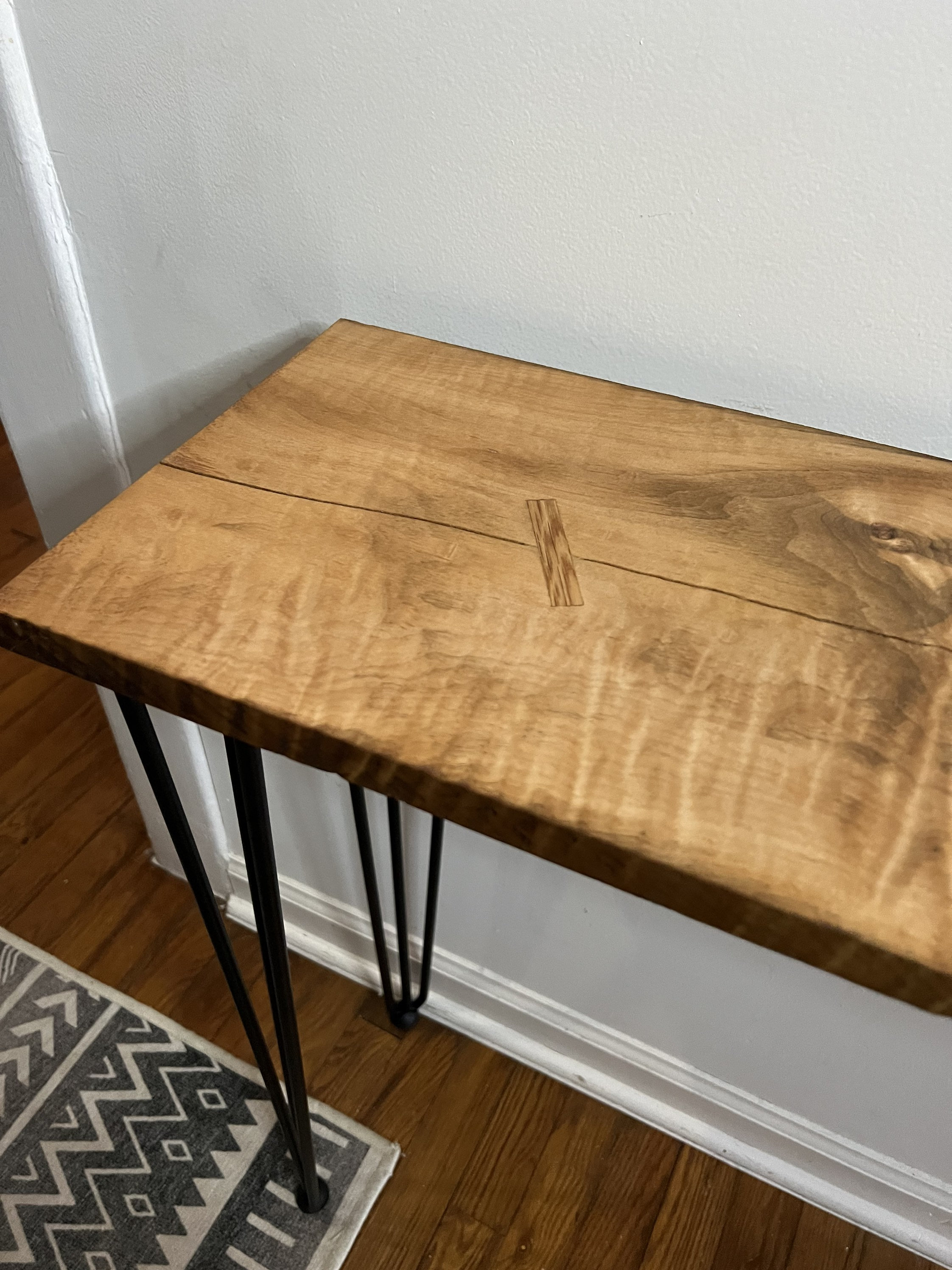 Maple Wood Entry Table Farmhouse Decor Housewarming Gift | Etsy