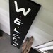 Friends Welcome Sign, Stained Welcome Sign, Porch Sign, Front Porch ...