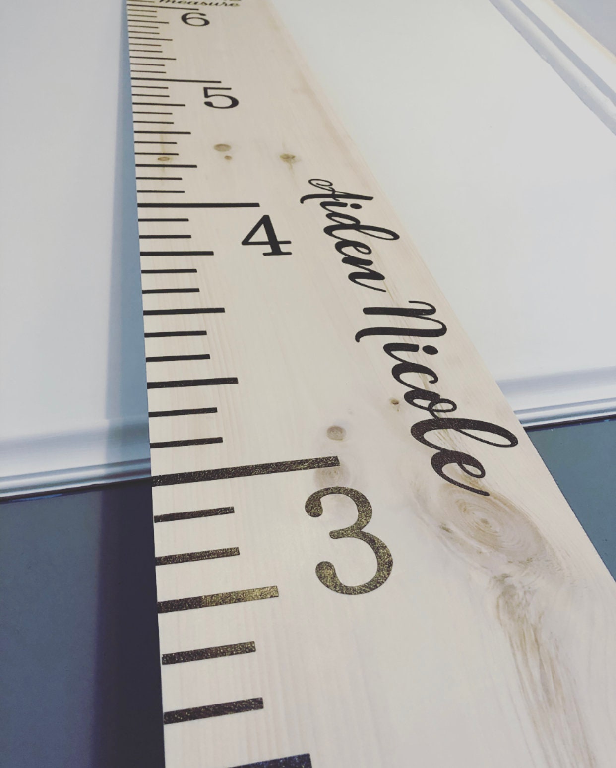 You Are Loved Beyond Measure Ruler, Wooden Growth Ruler, Family Growth ...