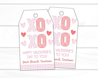 Valentine Favor Tag | Etsy