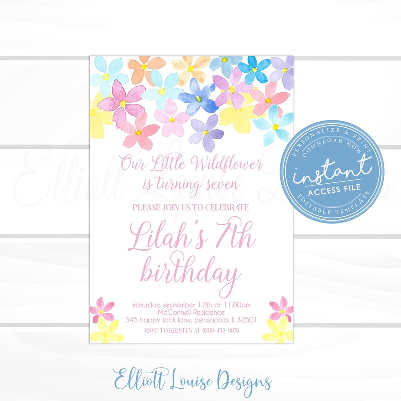 Flower Girl Invite - Etsy