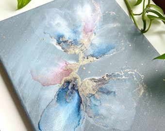 Original Mixed Media Ink Art | Wall Art | Abstract Art | Fluid Art ...