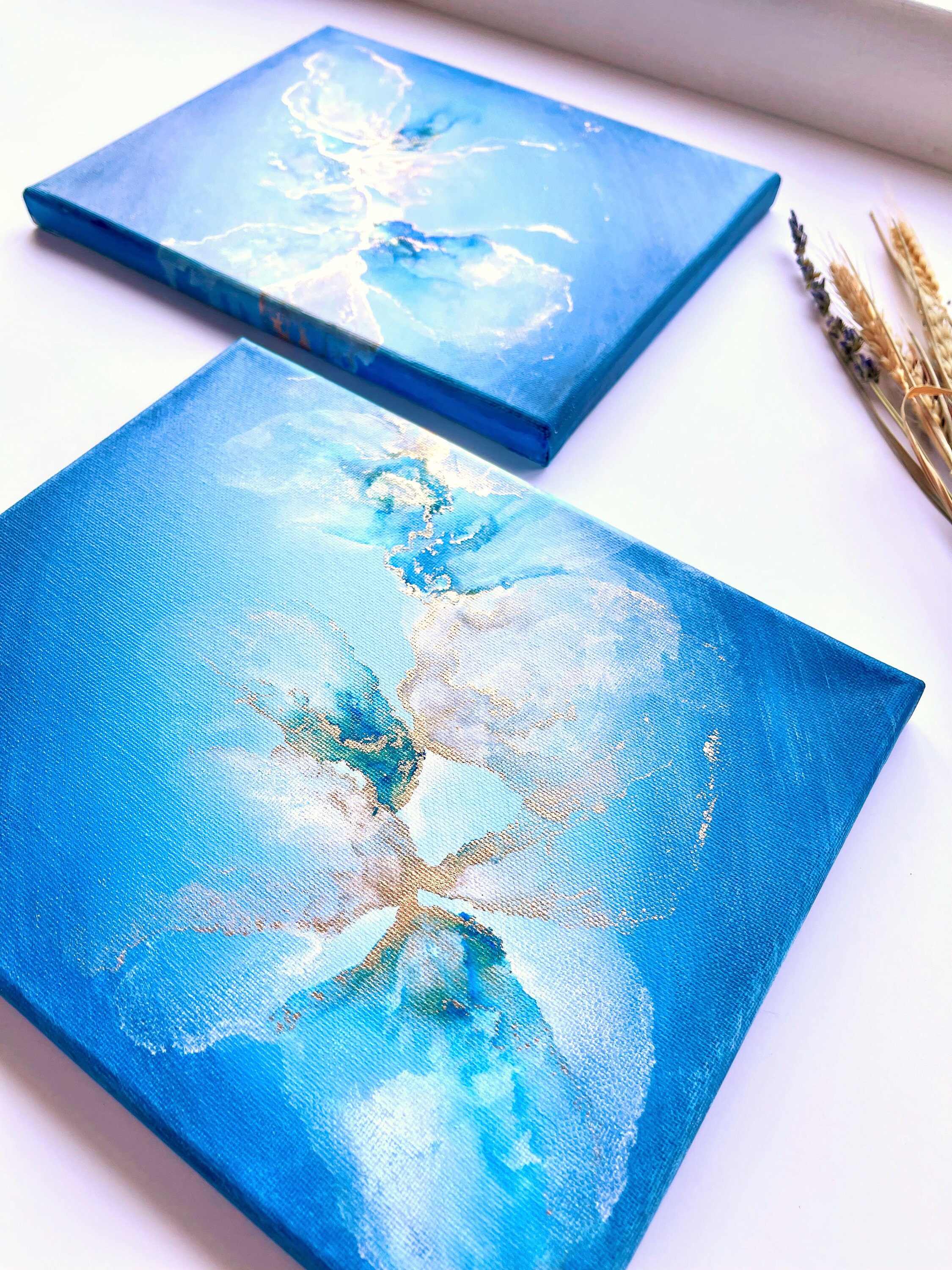 Original Mixed Media Ink Art | Wall Art | Abstract Art | Fluid Art ...