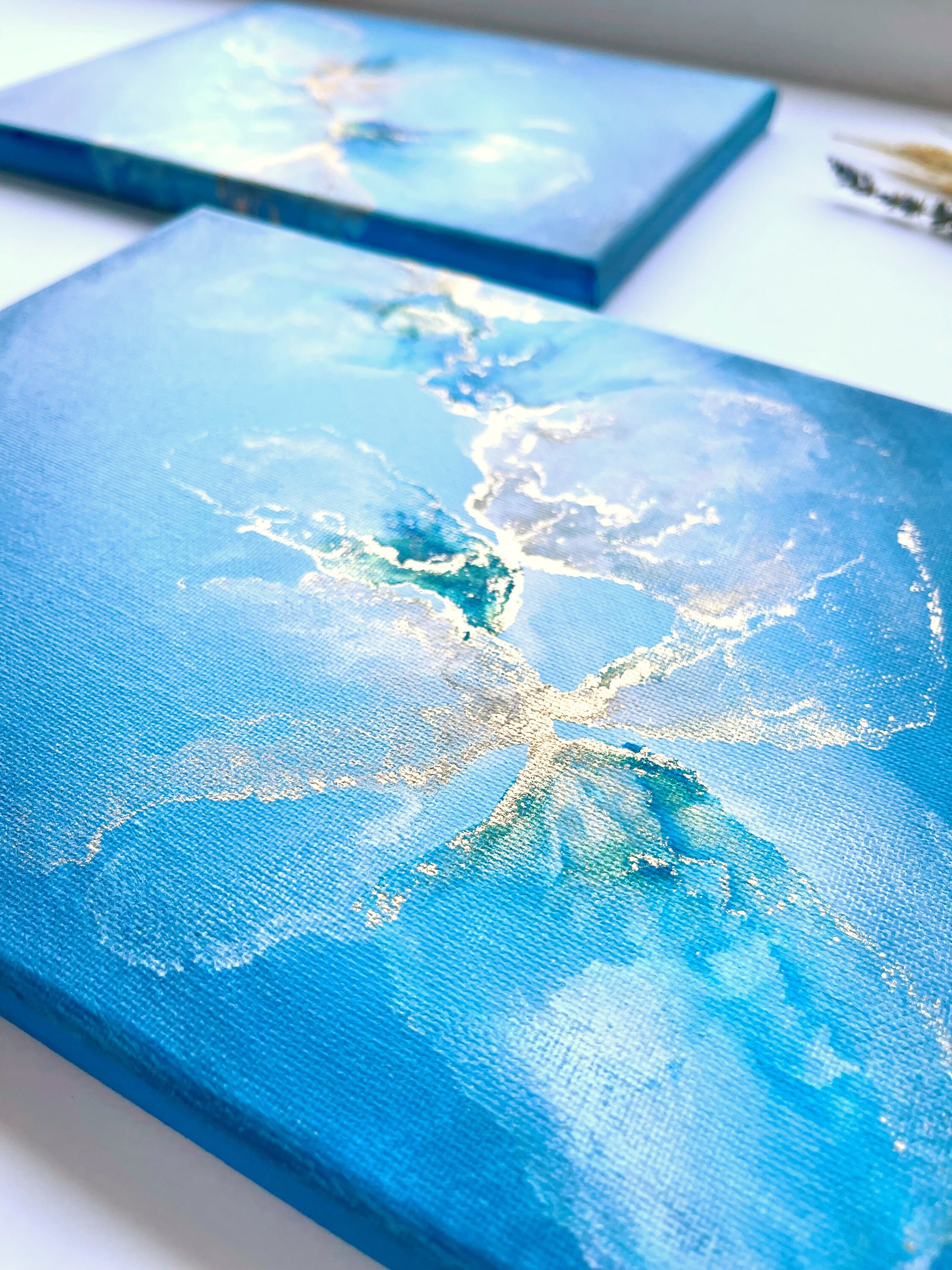 Original Mixed Media Ink Art | Wall Art | Abstract Art | Fluid Art ...
